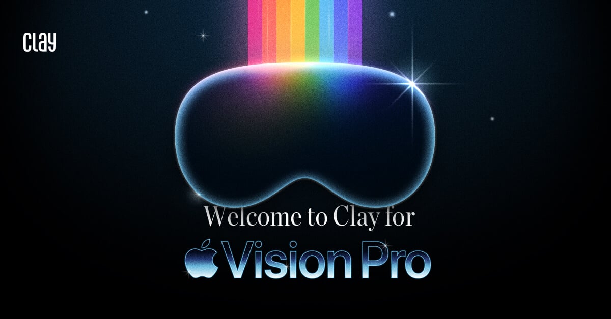 Clay for Vision Pro